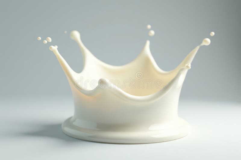 Isolated Crown Splash of Milk, Creamy Texture , Food, Splash Stock ...