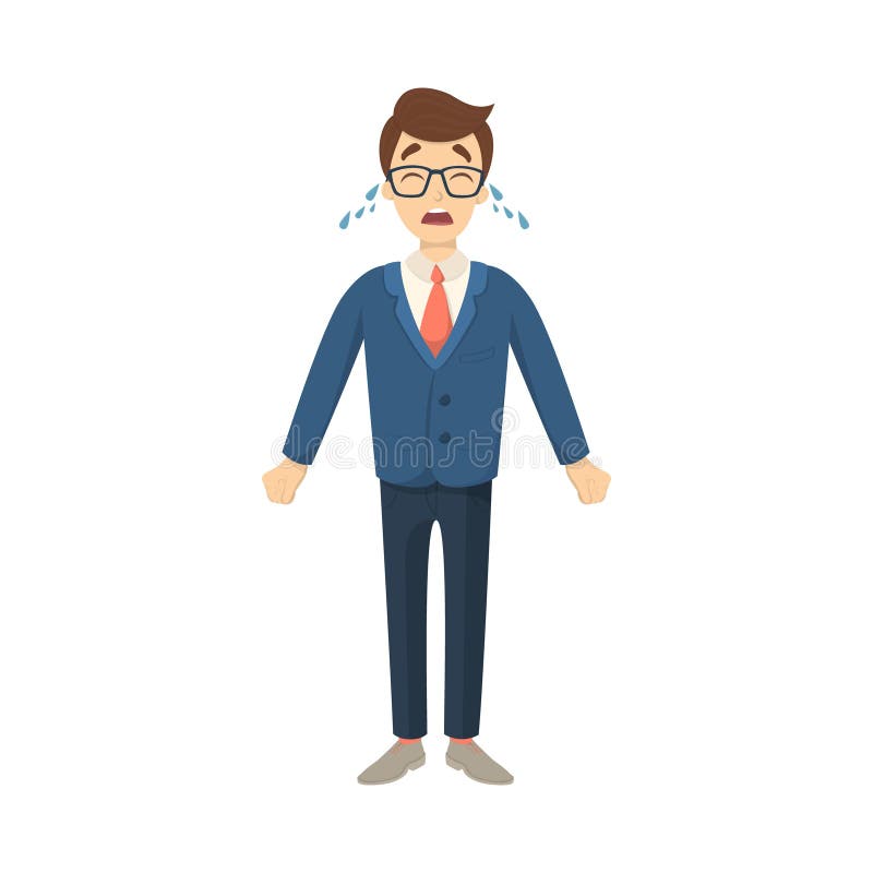Emotion Avatar Man Crying Success Stock Illustrations – 10 Emotion ...