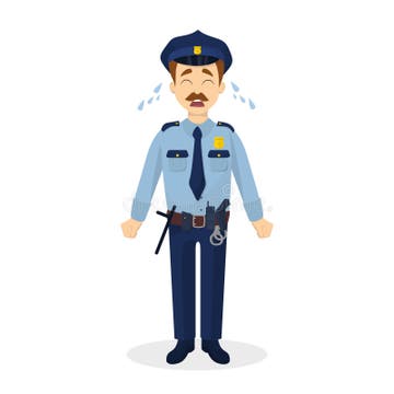 Crying Policeman Stock Illustrations – 66 Crying Policeman Stock ...