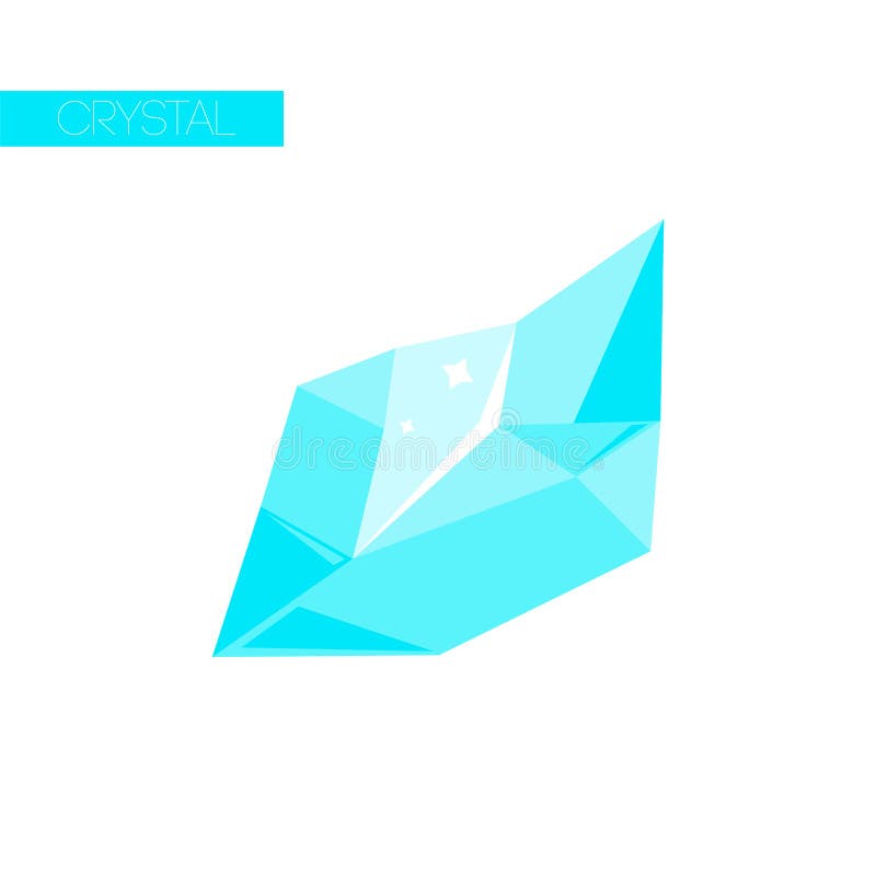 Isolated Crystal, Gem Ice Icon Stock Vector - Illustration of icon ...