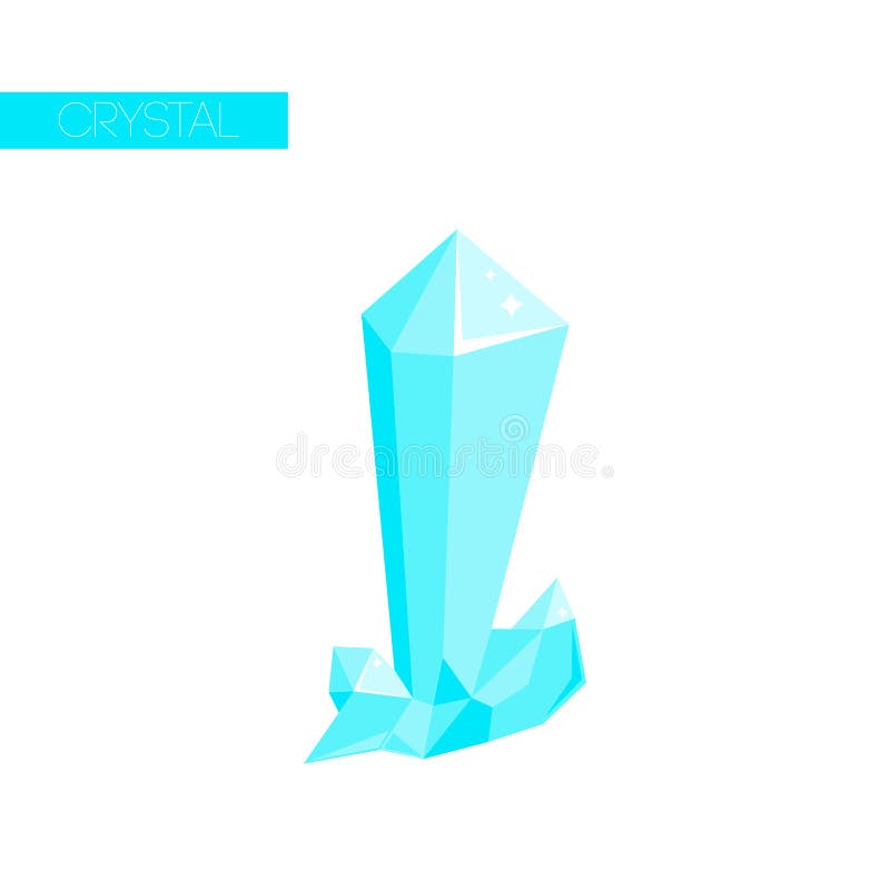Isolated Crystal, Gem Ice Icon Stock Vector - Illustration of logo ...