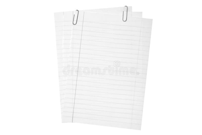 A Isolated Curled Sheet of Paper Stock Image - Image of list, reminder ...