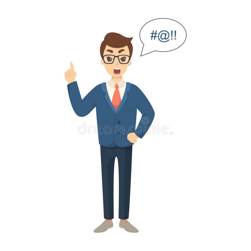Cursing Stock Illustrations – 420 Cursing Stock Illustrations, Vectors ...