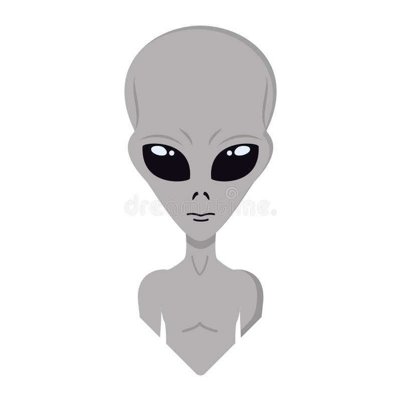 Isolated Cute Alien Avatar Vector Stock Illustration - Illustration of ...