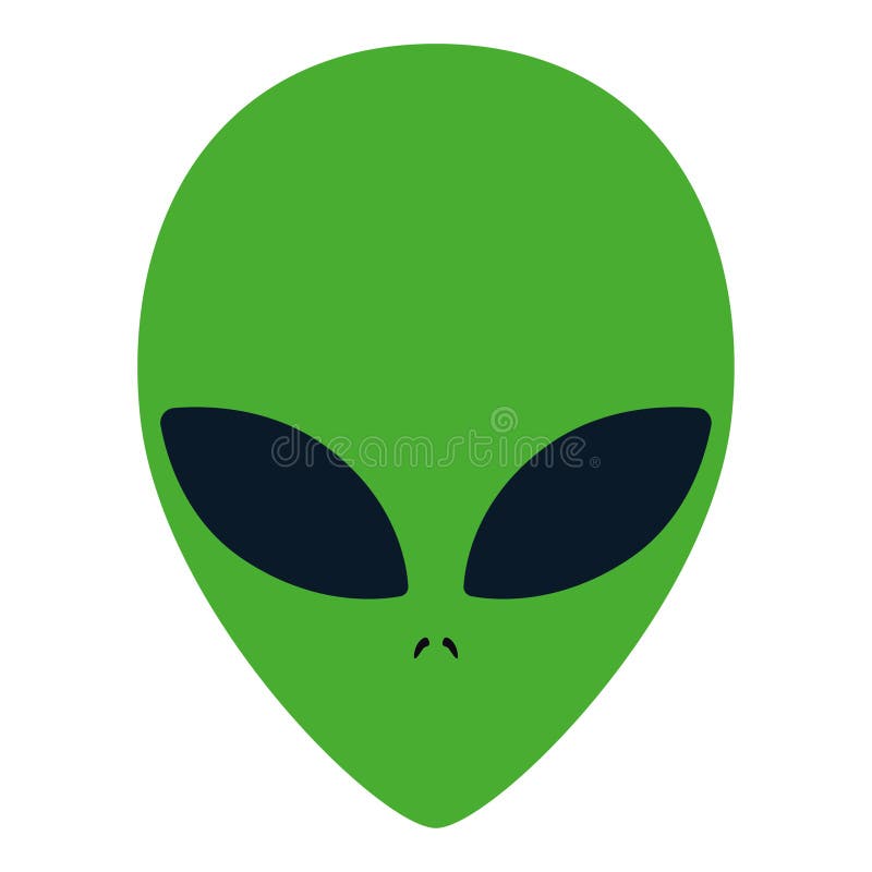 Isolated Cute Alien Avatar Vector Stock Vector - Illustration of alien ...