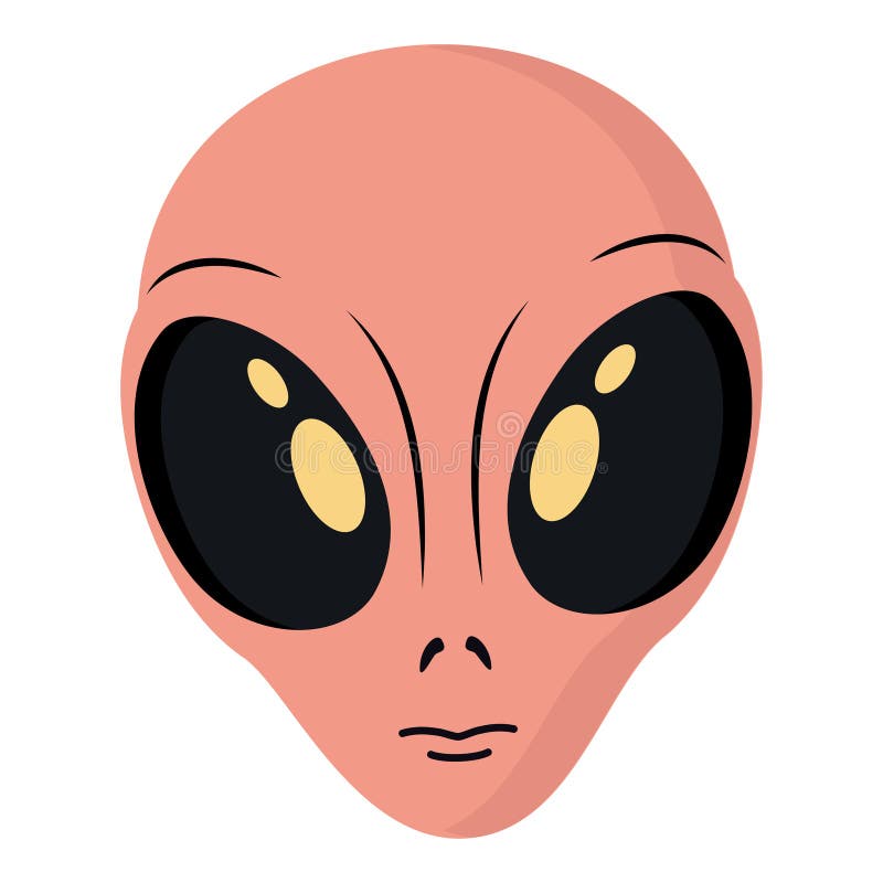 Isolated Cute Alien Avatar Vector Stock Illustration - Illustration of ...