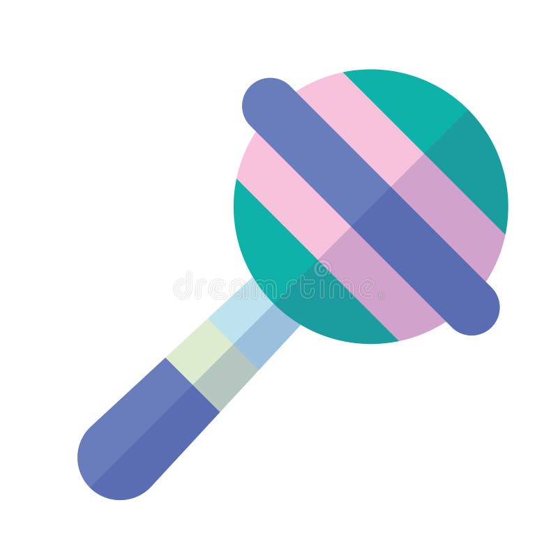 Isolated Cute Baby Shaker Toy Icon Vector Stock Vector - Illustration ...