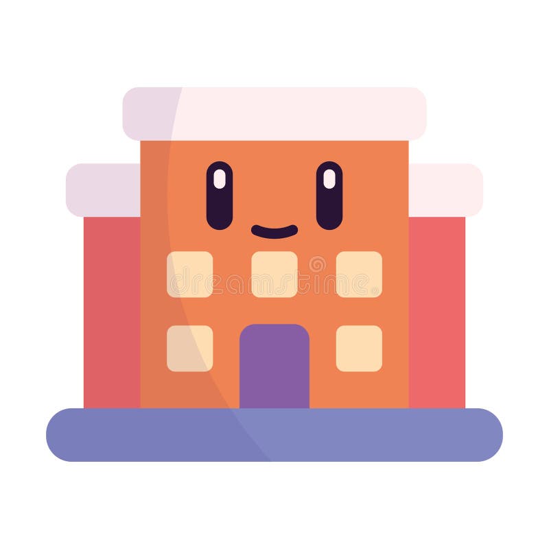 Isolated Cute Building Office Icon Vector Stock Vector - Illustration ...