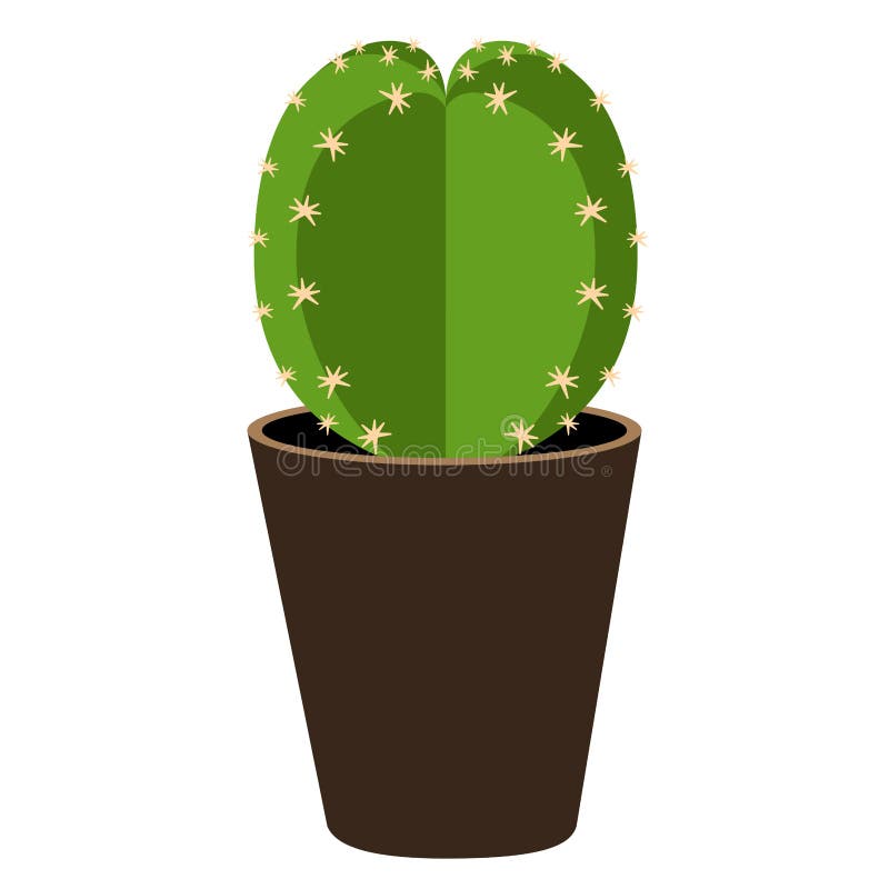 Cute cactus icon stock vector. Illustration of cacti - 108731189