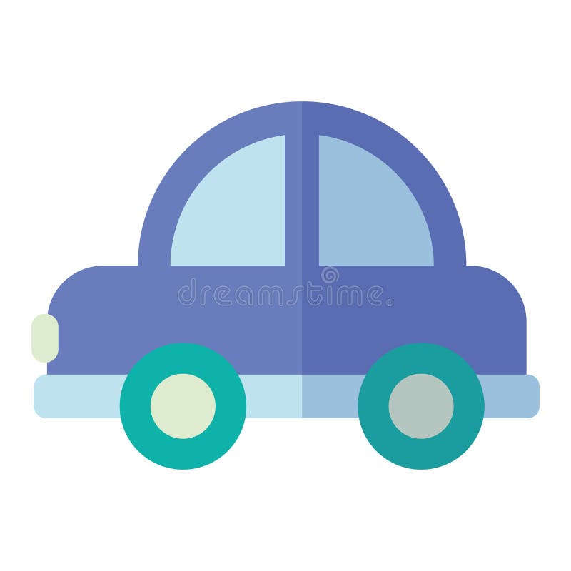 Isolated Cute Car Toy Icon Vector Stock Vector - Illustration of thin ...