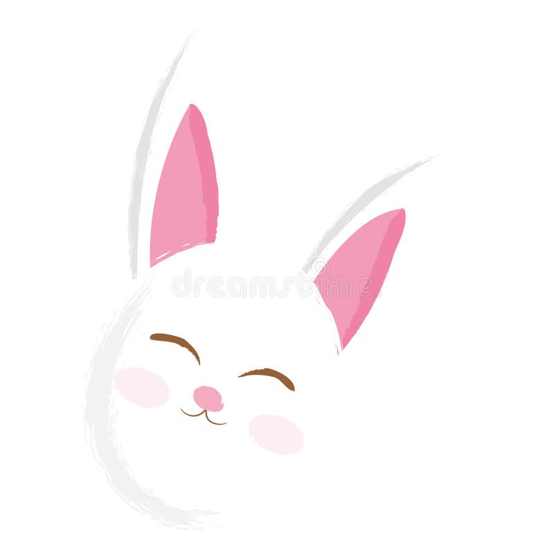 Isolated Cute Easter Bunny Rabbit Animal Vector Stock Vector ...