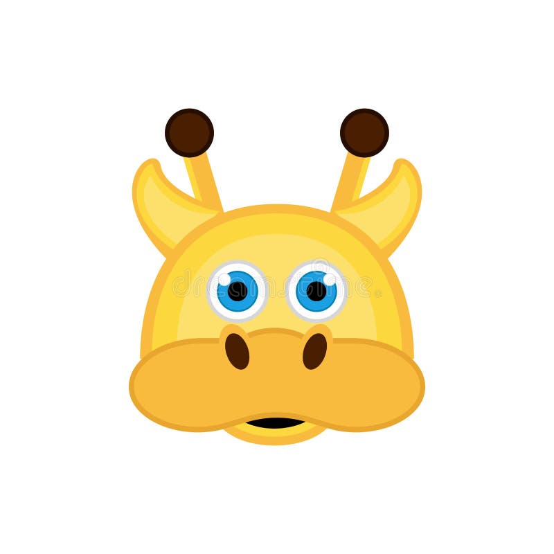 Giraffe avatar stock illustration. Illustration of head - 45383470