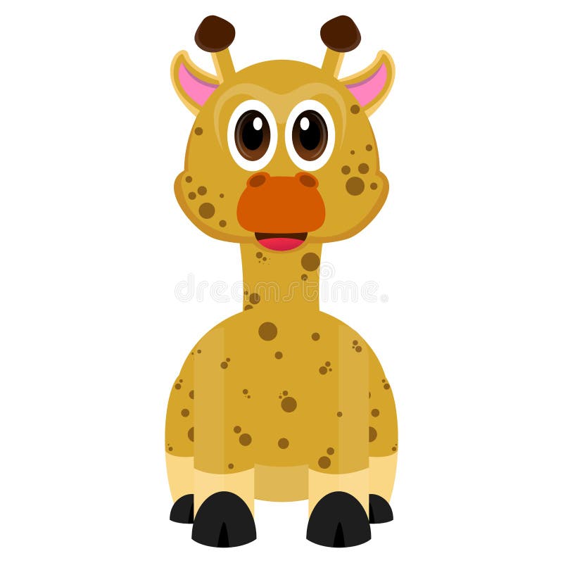 Avatar of giraffe stock vector. Illustration of wildlife - 97751535