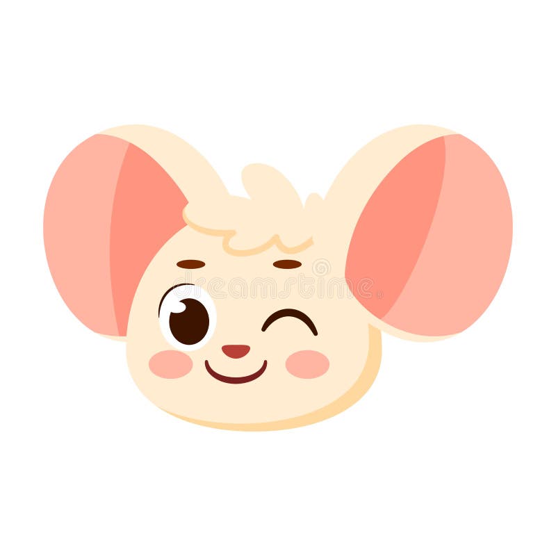 Isolated Cute Mouse Avatar Character Vector Stock Vector - Illustration ...