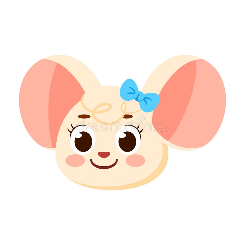 Isolated Cute Mouse Avatar Character Vector Stock Illustration ...