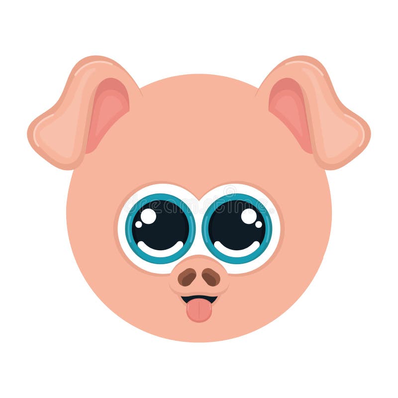 Funny Pig Avatar Icon Stock Illustrations – 711 Funny Pig Avatar Icon ...