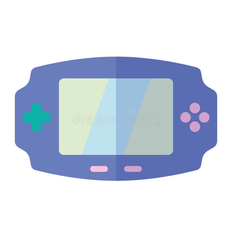 Isolated Cute Portable Videogame Console Toy Icon Vector Stock Vector ...