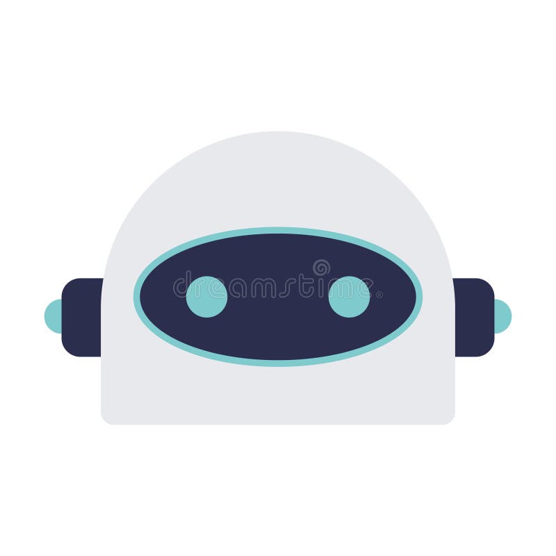 Isolated Cute Robot Character Avatar Vector Stock Vector - Illustration ...