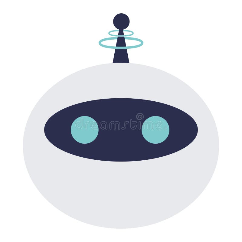 Isolated Cute Robot Character Avatar Vector Stock Vector - Illustration ...