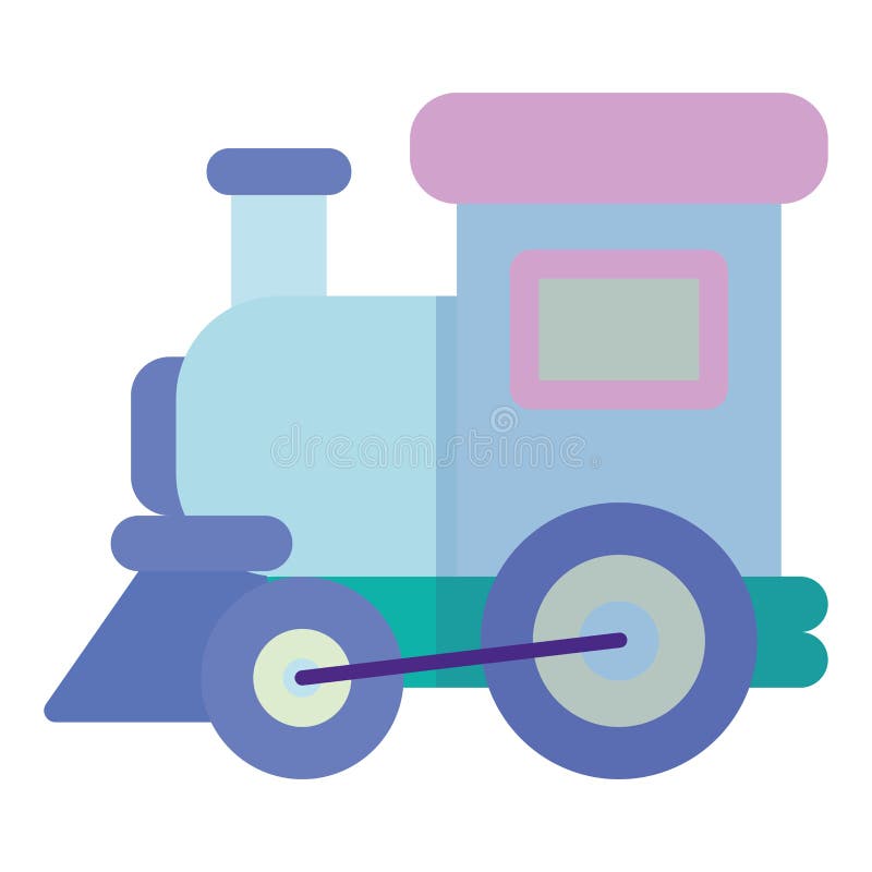 Isolated Cute Train Toy Icon Vector Stock Vector - Illustration of ...