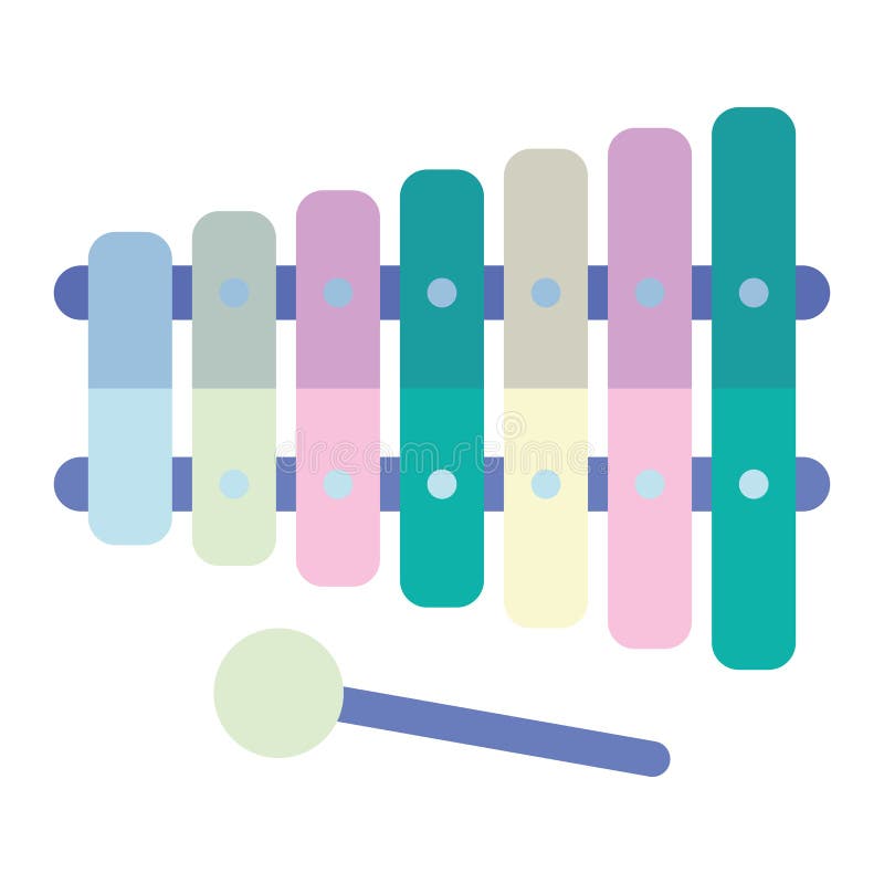 Isolated Cute Xylophone Toy Icon Vector Stock Vector - Illustration of ...