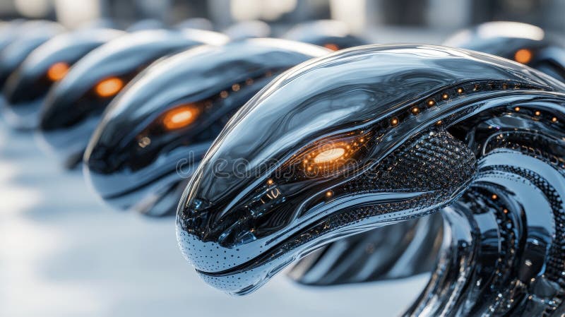 An Isolated 3D Render of a Blue Abstract Psychedelic Alien Shape on a ...