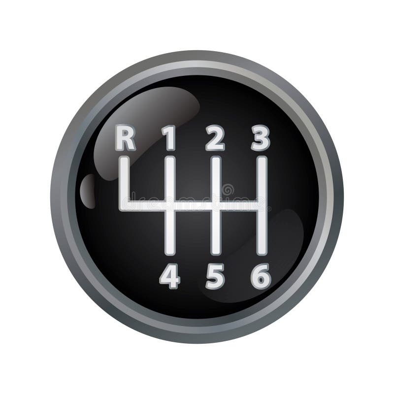 Six Speed Gear Shifter in Car Stock Photo - Image of gate, standard ...