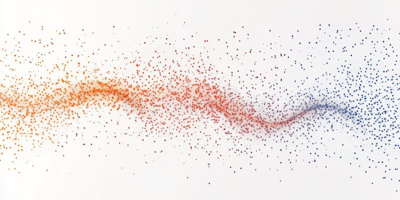 Isolated Data Points on a Clean White Backdrop Stock Illustration ...