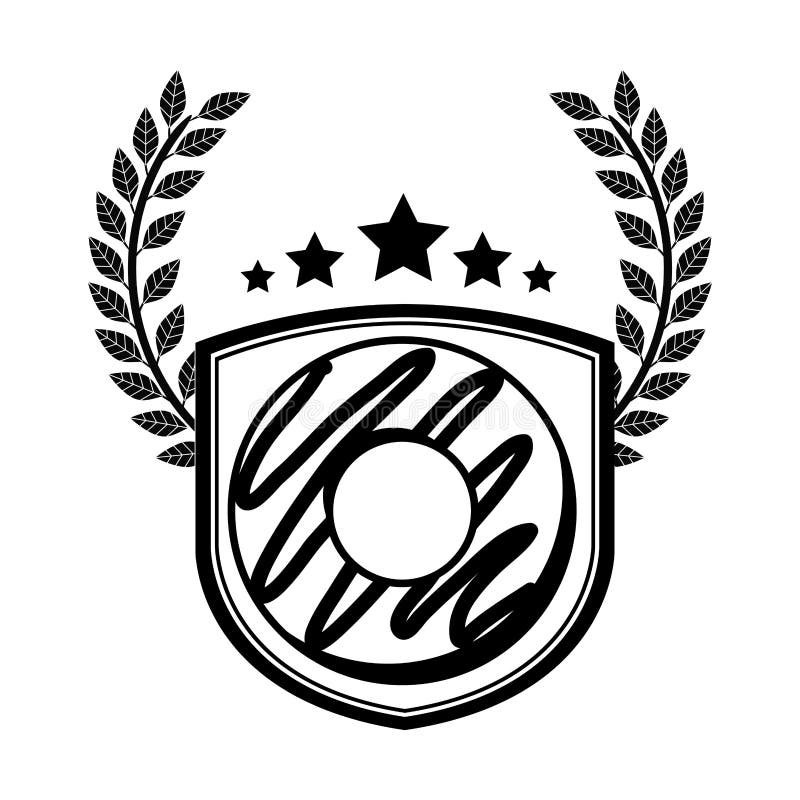 Isolated Decorated Donut Design Stock Vector - Illustration of party ...