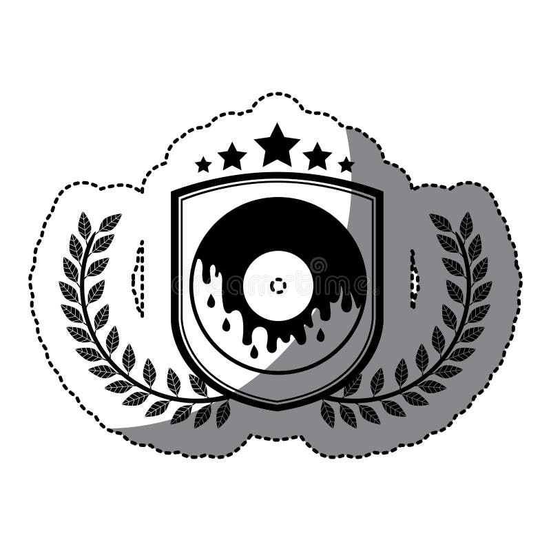 Isolated Decorated Donut Design Stock Vector - Illustration of design ...