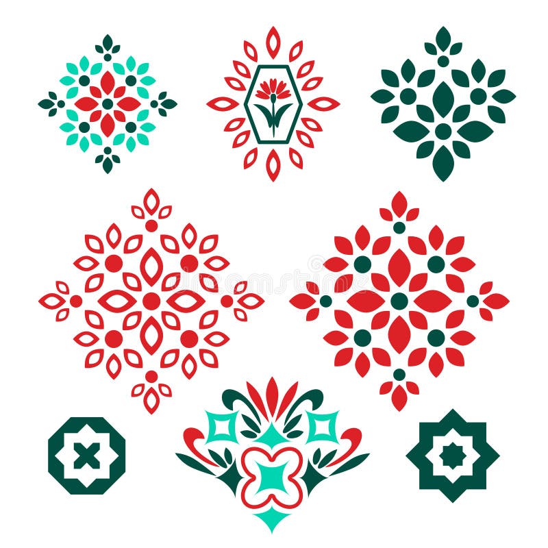 Isolated Decorative Elements Stock Vector - Illustration of decoration ...