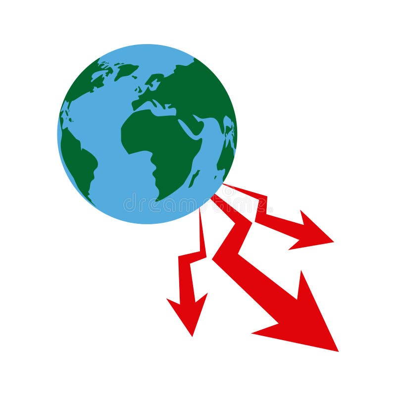 Isolated Decrease Arrow Design Stock Vector - Illustration of direction, pointer: 81217235