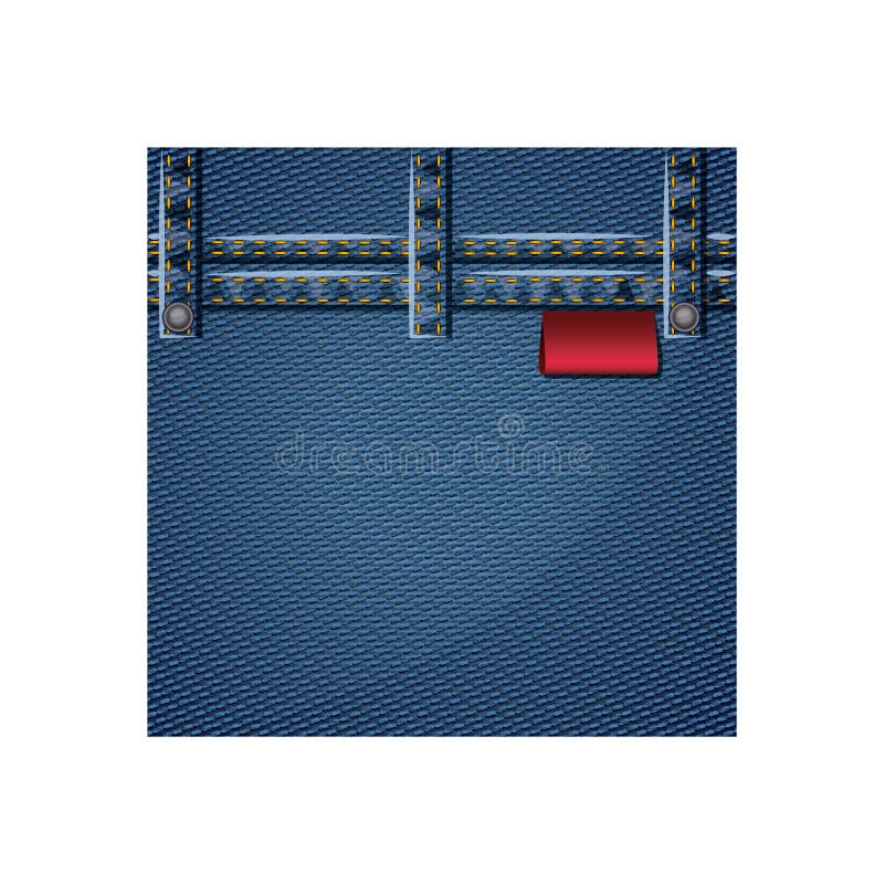 Isolated Denim Frame Design Stock Vector - Illustration of denim ...
