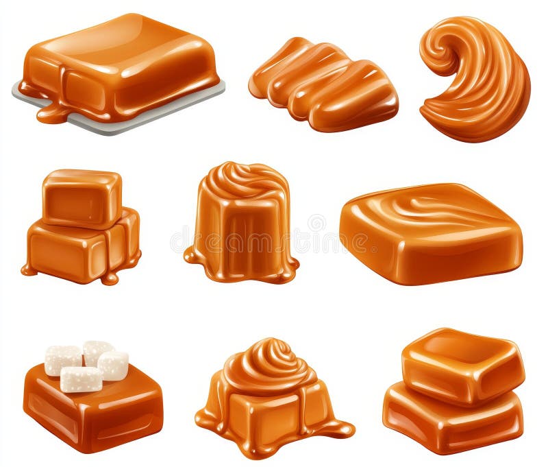 An Isolated Design Element Set on a Transparent Background Featuring ...