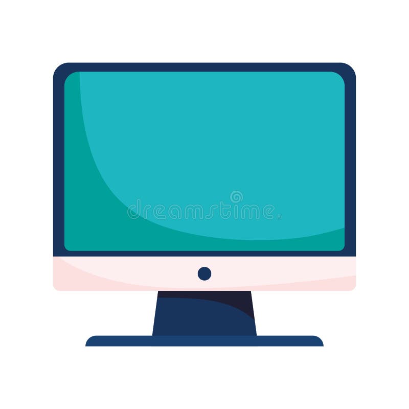 Isolated Digital Computer Vector Design Stock Vector - Illustration of ...