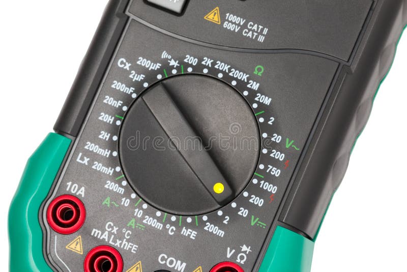 Voltmeter Selector Switch 10A Isolated on White Background Stock Photo ...