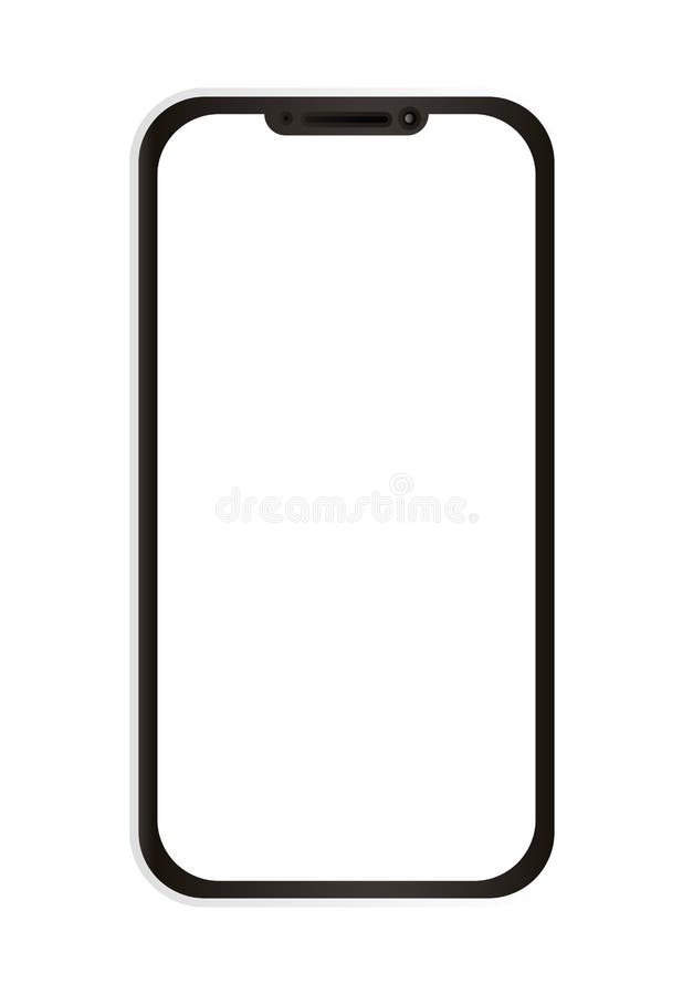 Isolated Digital Smartphone Vector Design Stock Vector - Illustration of shape, high: 194528634
