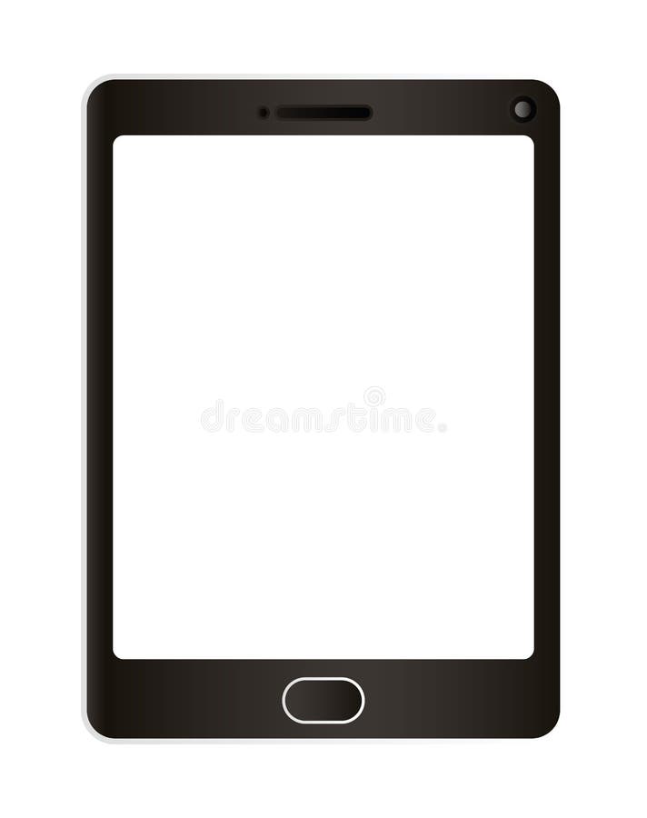 Isolated Digital Tablet Vector Design Stock Vector - Illustration of ...