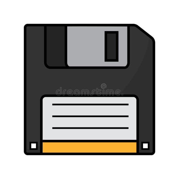 Isolated disket icon stock vector. Illustration of disket - 193508229