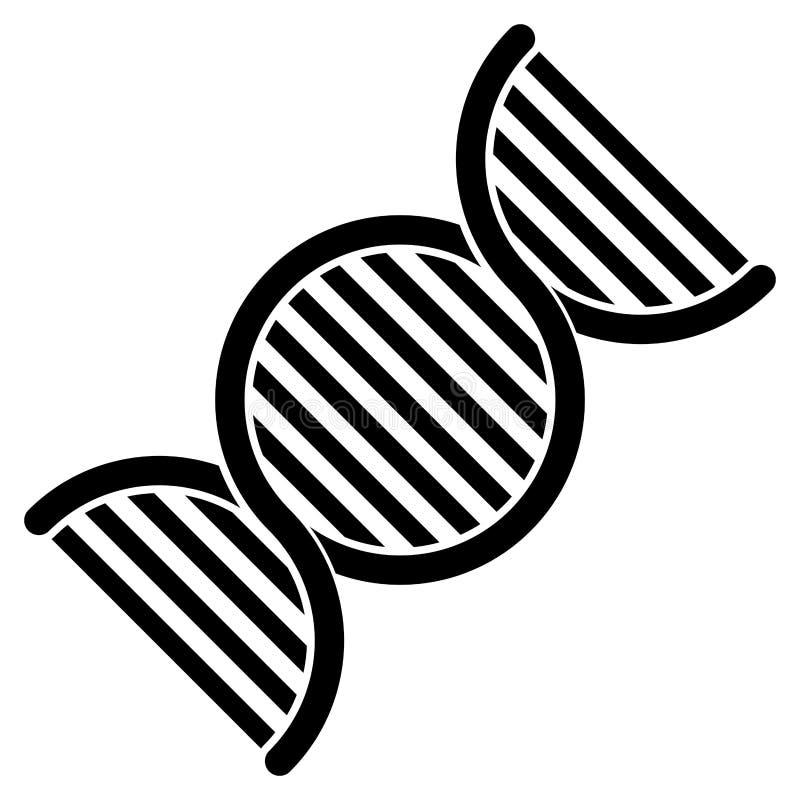 Isolated DNA icon stock illustration. Illustration of gene - 89481139