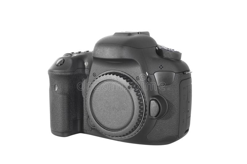DSLR Professional Camera Body Stock Image - Image of design, digital ...