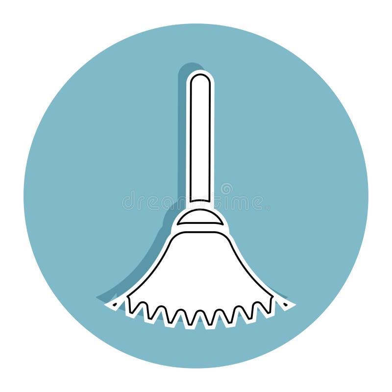 Isolated duster icon stock vector. Illustration of maid - 197096818