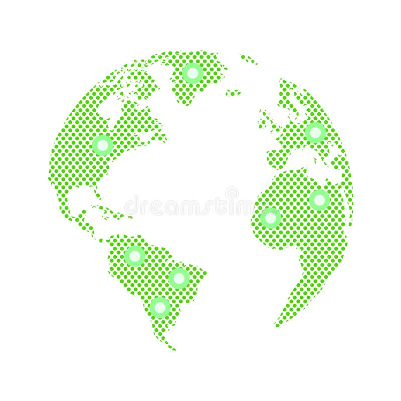 Isolated Earth Planet Sketch Stock Vector - Illustration of blue ...