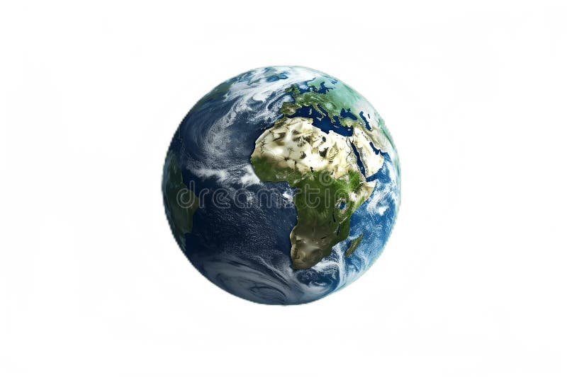 Isolated Earth Planet on Transparent Background, Generative Ai Stock ...