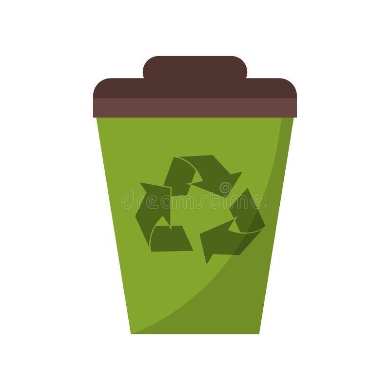 Isolated eco trash design stock vector. Illustration of element - 80441993