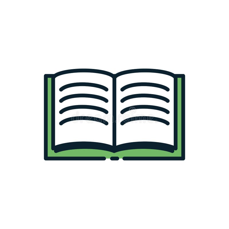 Isolated Education Open Book Vector Design Stock Vector - Illustration ...