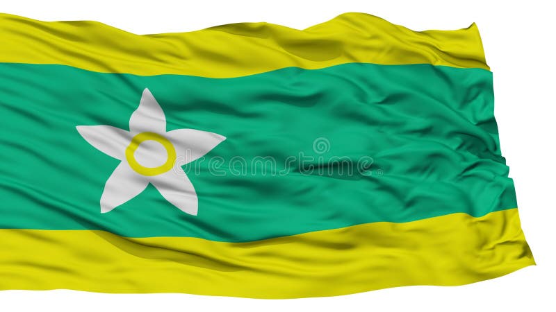 Isolated Ehime Japan Prefecture Flag Stock Illustration - Illustration ...