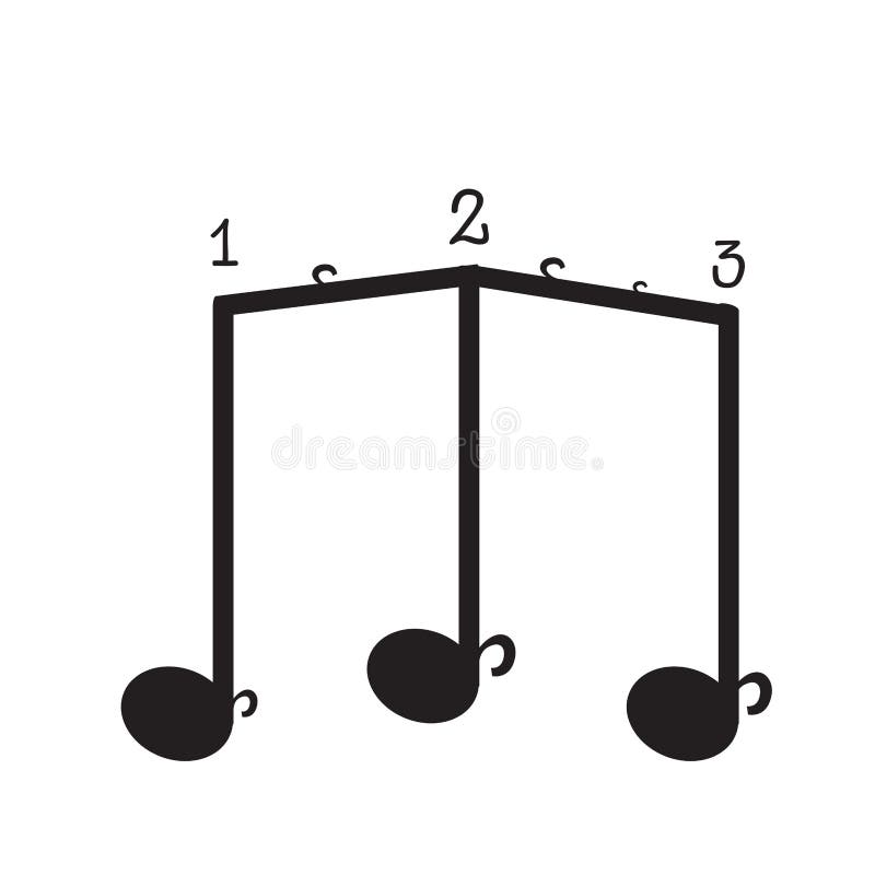 Isolated Eighth Musical Note Stock Vector - Illustration of clipart ...