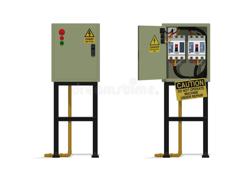 Electrical Cabinet Cartoon Stock Illustrations – 162 Electrical Cabinet ...