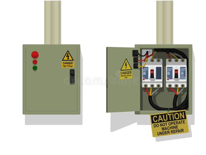 Electrical Cabinet Cartoon Stock Illustrations – 141 Electrical Cabinet ...